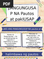 Katinig at Patinig | PDF