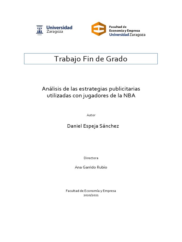 Taz TFG 2021 1187 | PDF | Patrocinador (Comercial) | Marketing