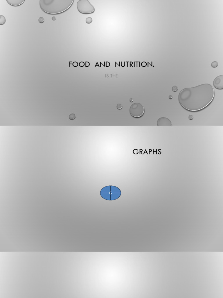 Food and Nutrition Graphs Analysis | PDF
