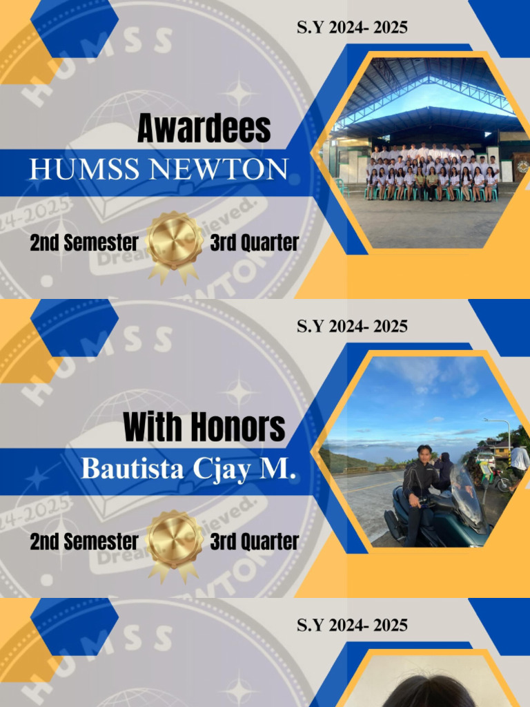 3rd Quarter Awardees | PDF