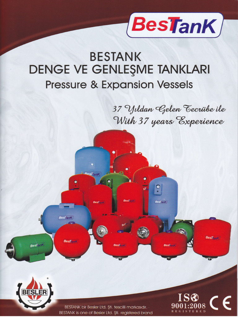 Bestank Water Tank Sizes and Specs | PDF