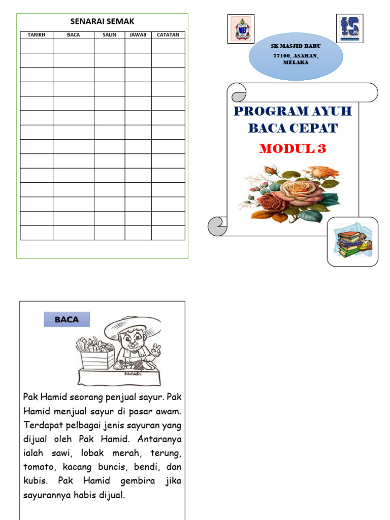 Modul Ayuh Baca Cepat 3 | PDF