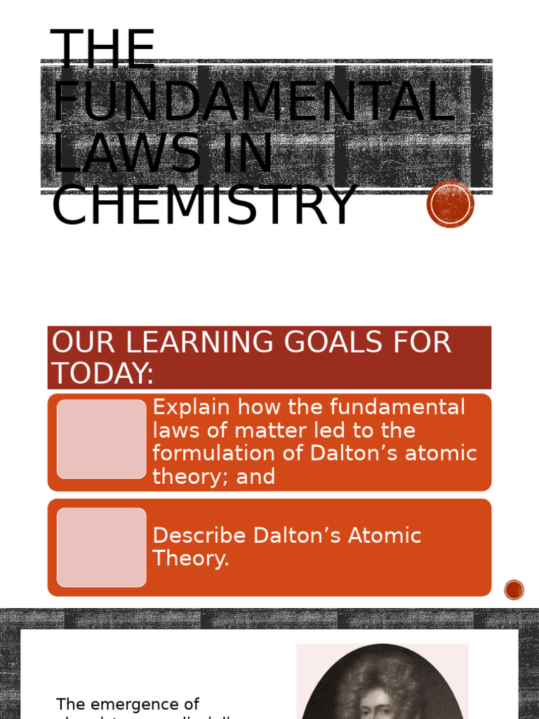 GC1 Lesson 3 1 - 2 The-Fundamental-Laws-in-Chemistry | PDF | Chemistry ...
