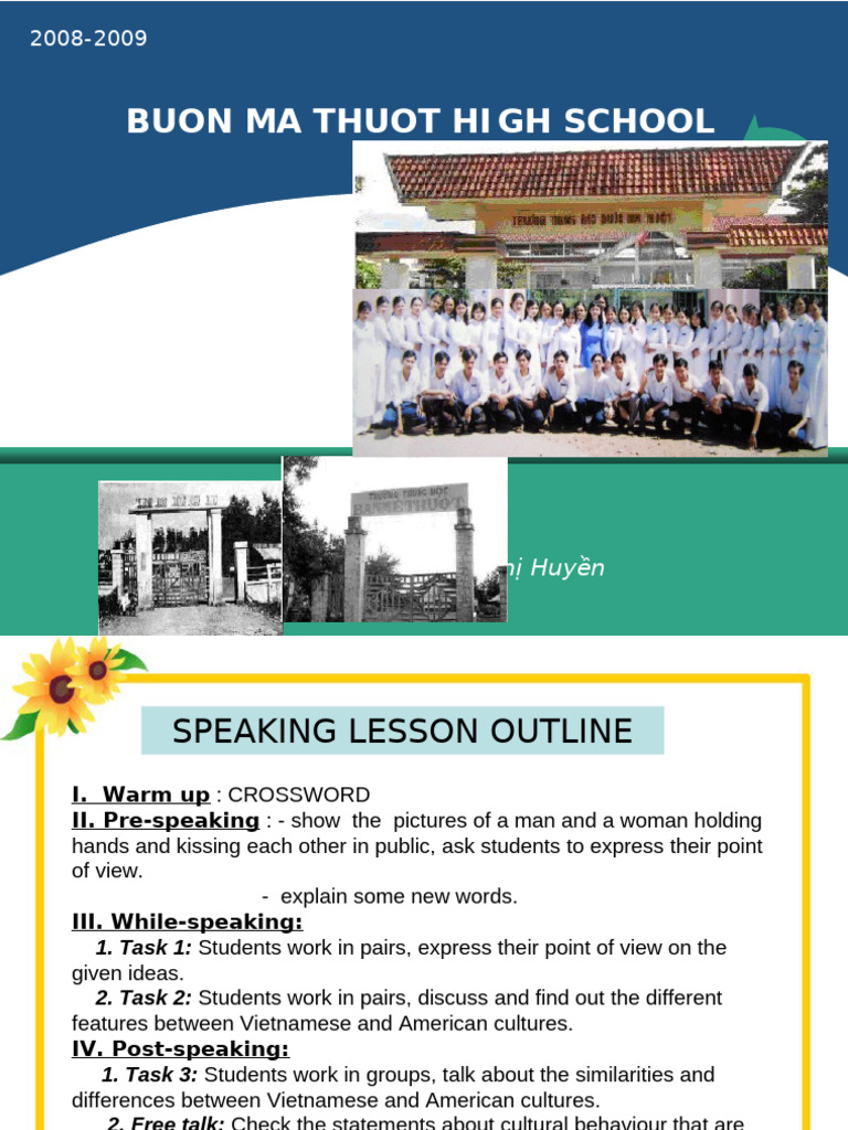 Speaking Lesson Outline | PDF