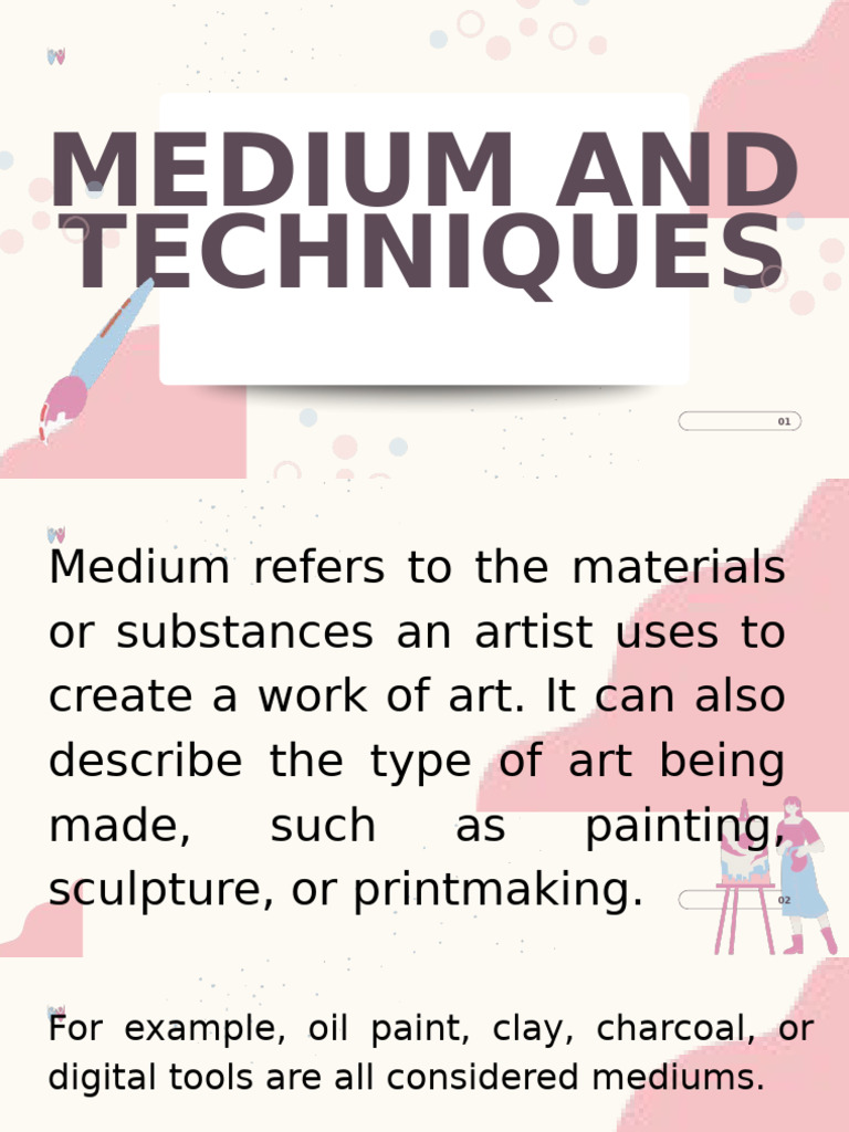 Understanding Art Mediums and Techniques | PDF | Drawing | Paintings