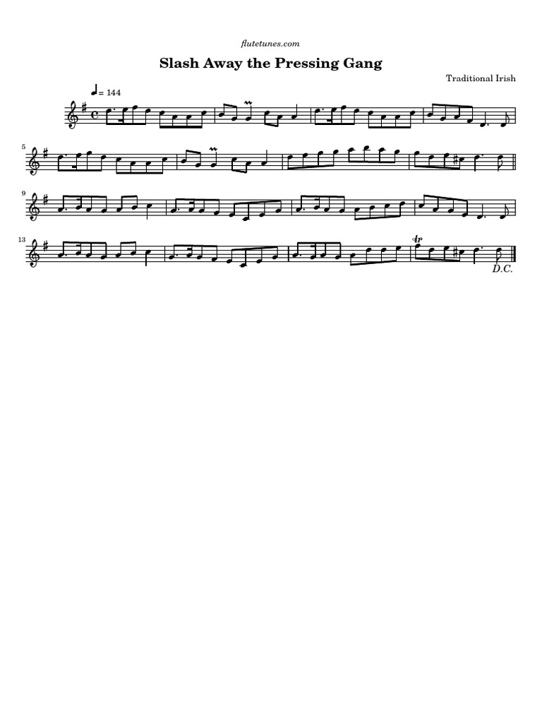 Slash Away The Pressing Gang | PDF