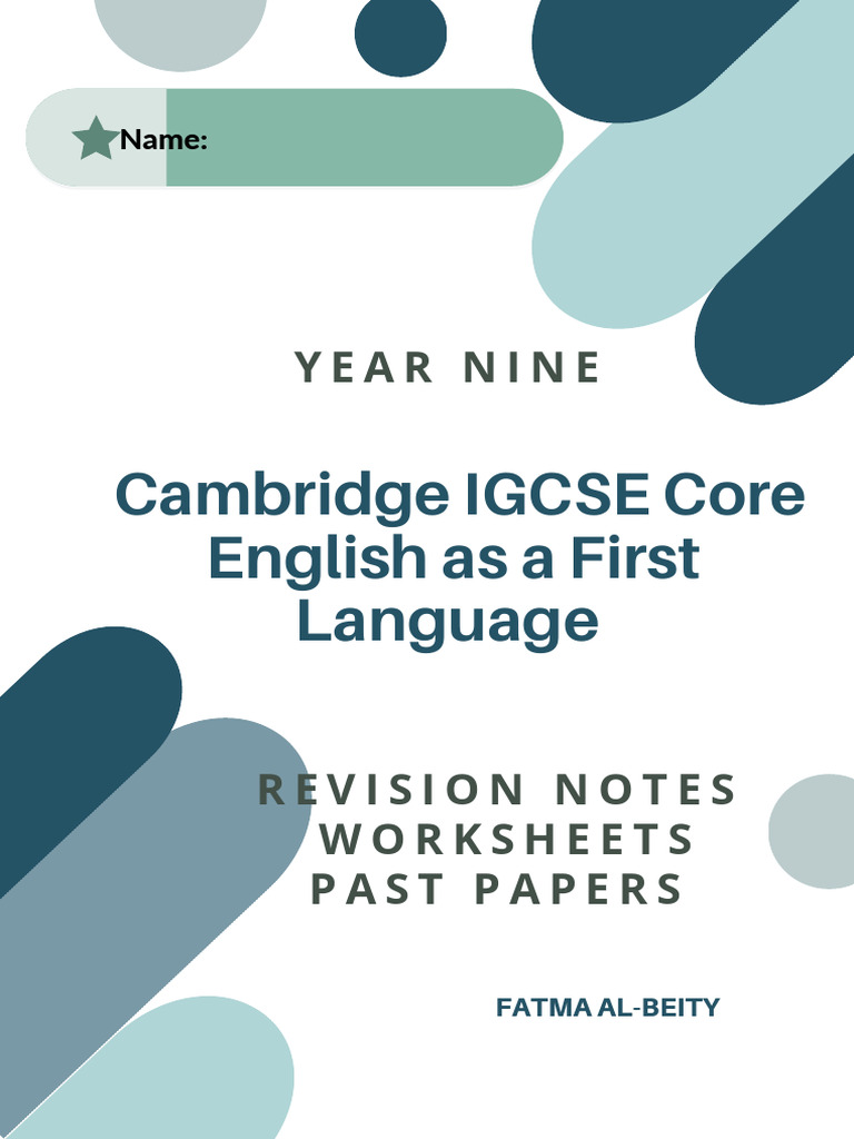 Year 9 Reading and Writing Revision Guide | PDF | Thriller (Genre ...