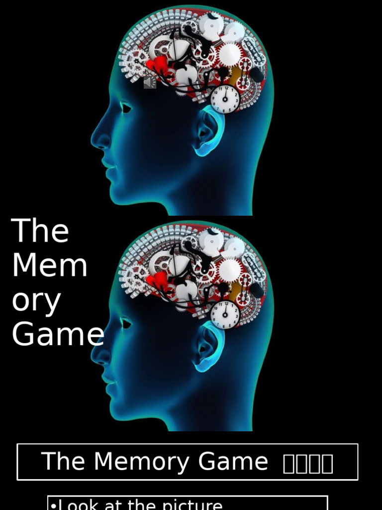 The Memory Game Fun Game For Review Fun Activities Games Games 144638 | PDF