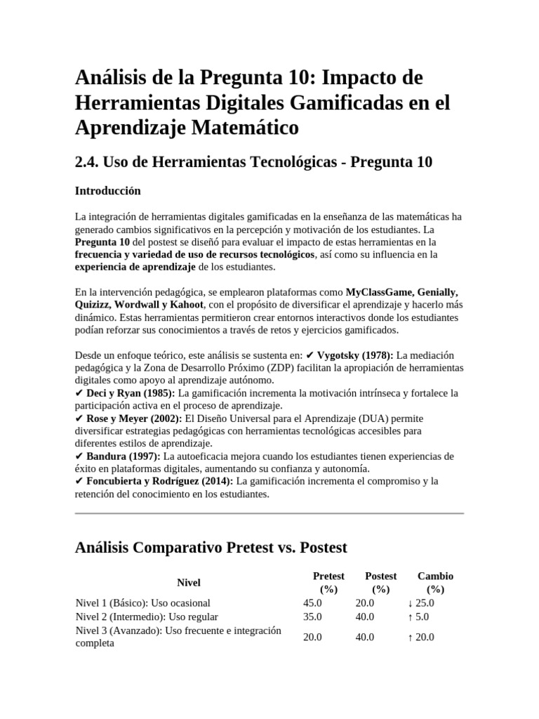 Análisis de La Pregunta 10 Cap 7 | PDF | Enseñando | Aprendizaje