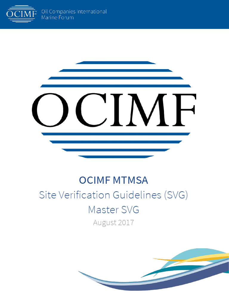 MTMSA Site Verification Guidelines - Master | PDF | Oil Tanker | Crane ...