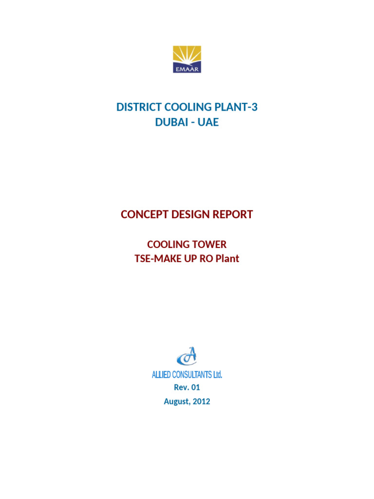 DCP-3 RO Plant Report (50%) | PDF | Sewage | Water Supply