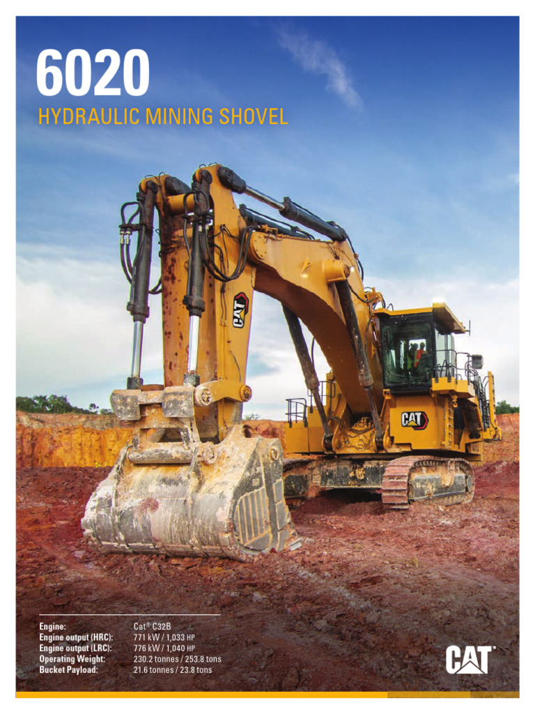 Cat 6020 Hydraulic Mining Shovel Overview | PDF | Engines | Efficient ...