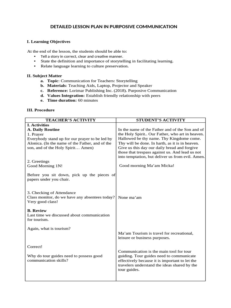 Edited LP Final Demooooo | PDF | Storytelling | Lord's Prayer