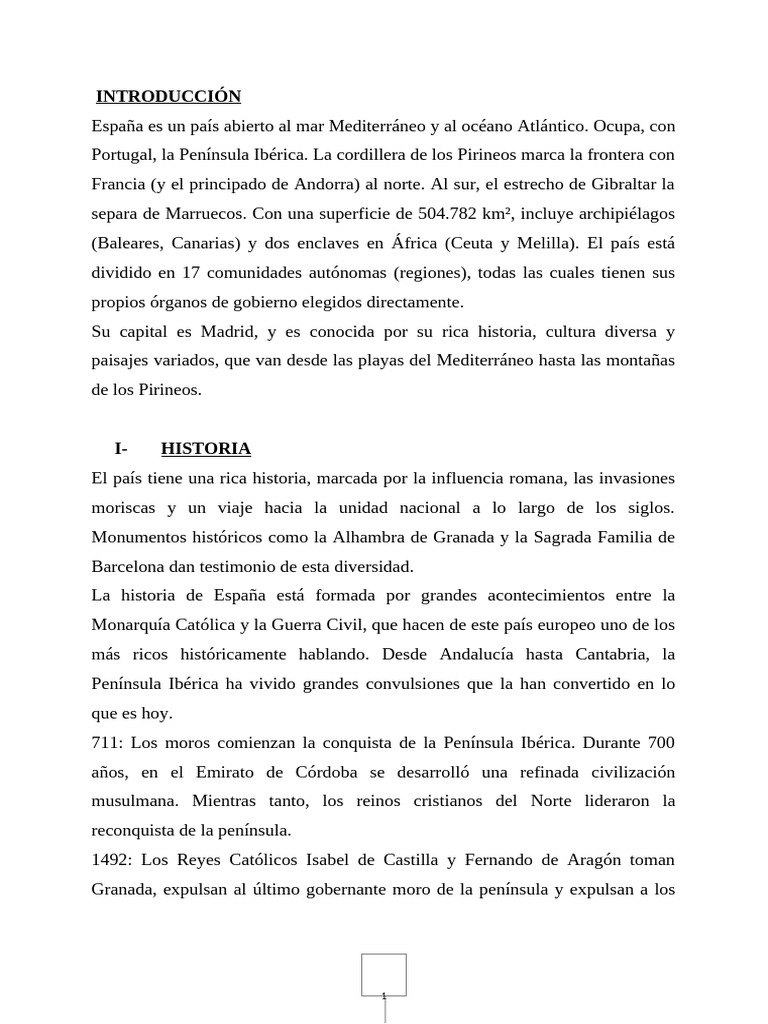 Expose Espagne | PDF | España | Península Ibérica
