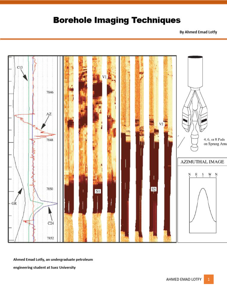 Borehole Image Techniques | PDF