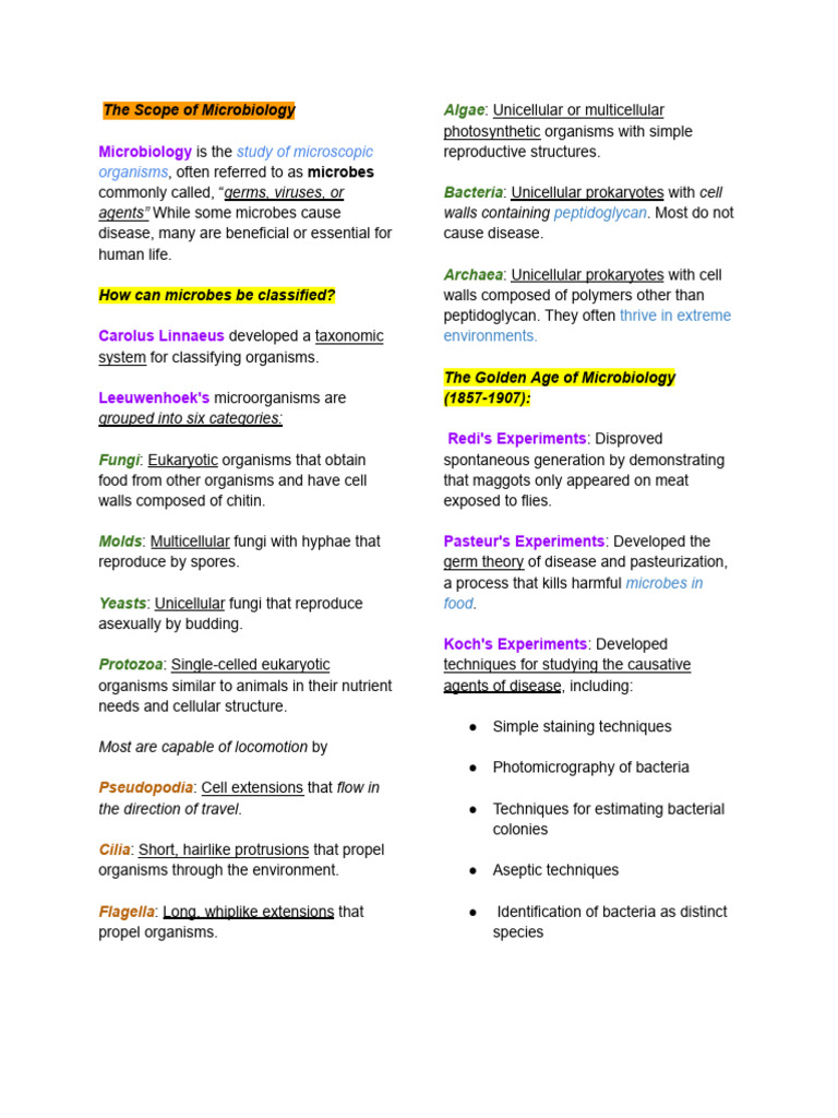 Micropara Reviewer by Theia | PDF | Cell (Biology) | Bacteria