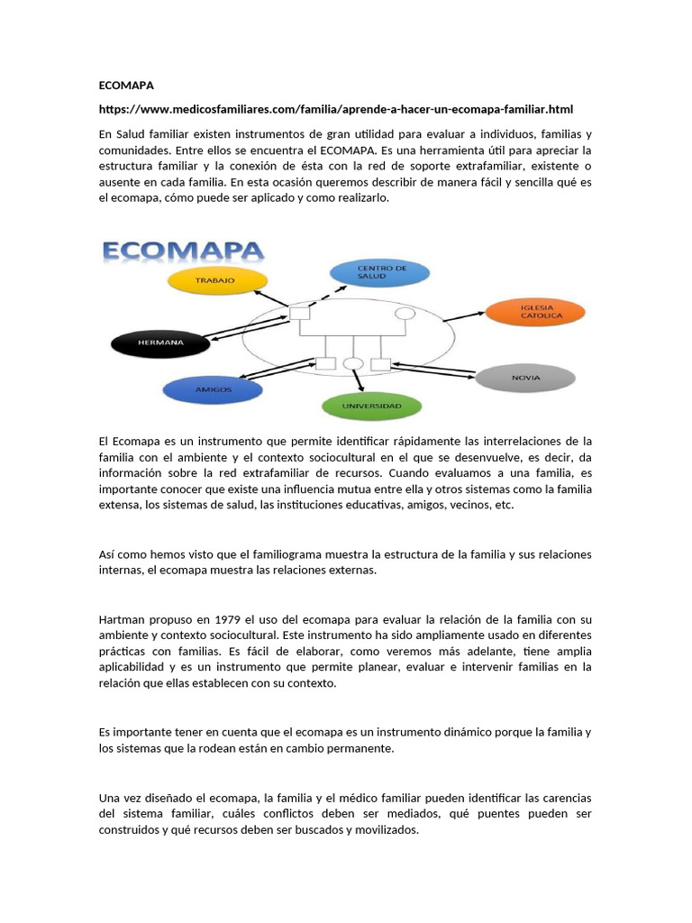 Lectura - Ecomapa | PDF