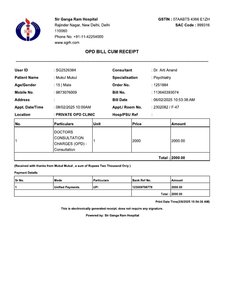 Appointment Mukul | PDF