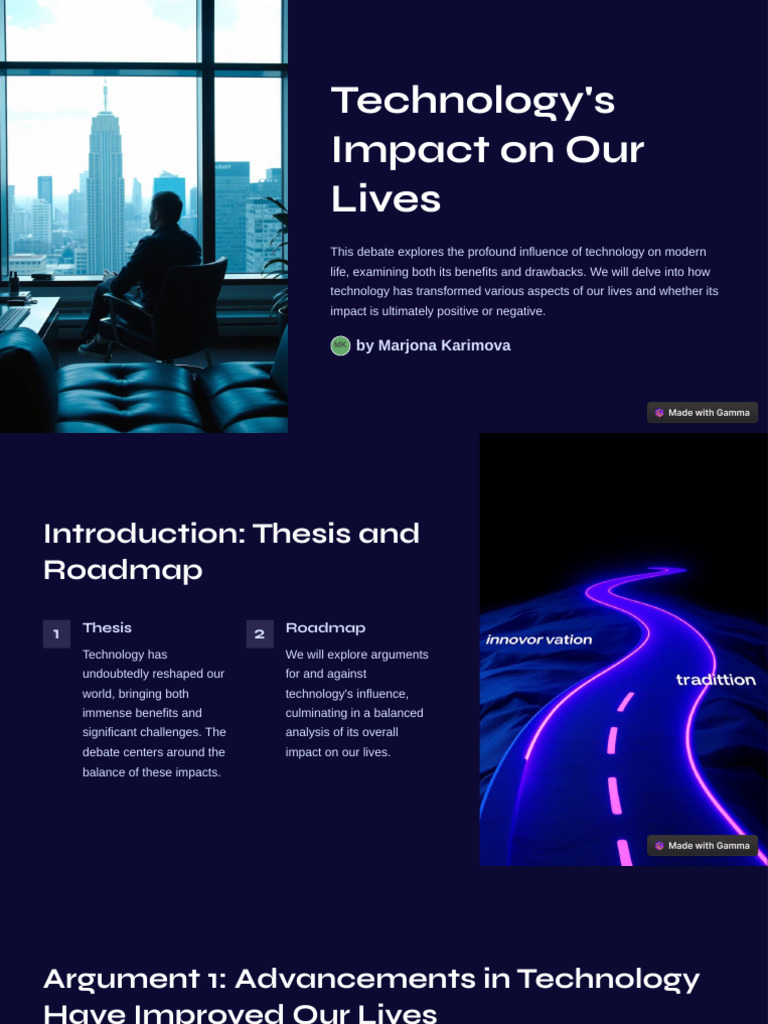 Technology's Dual Impact on Society | PDF | Social Psychology