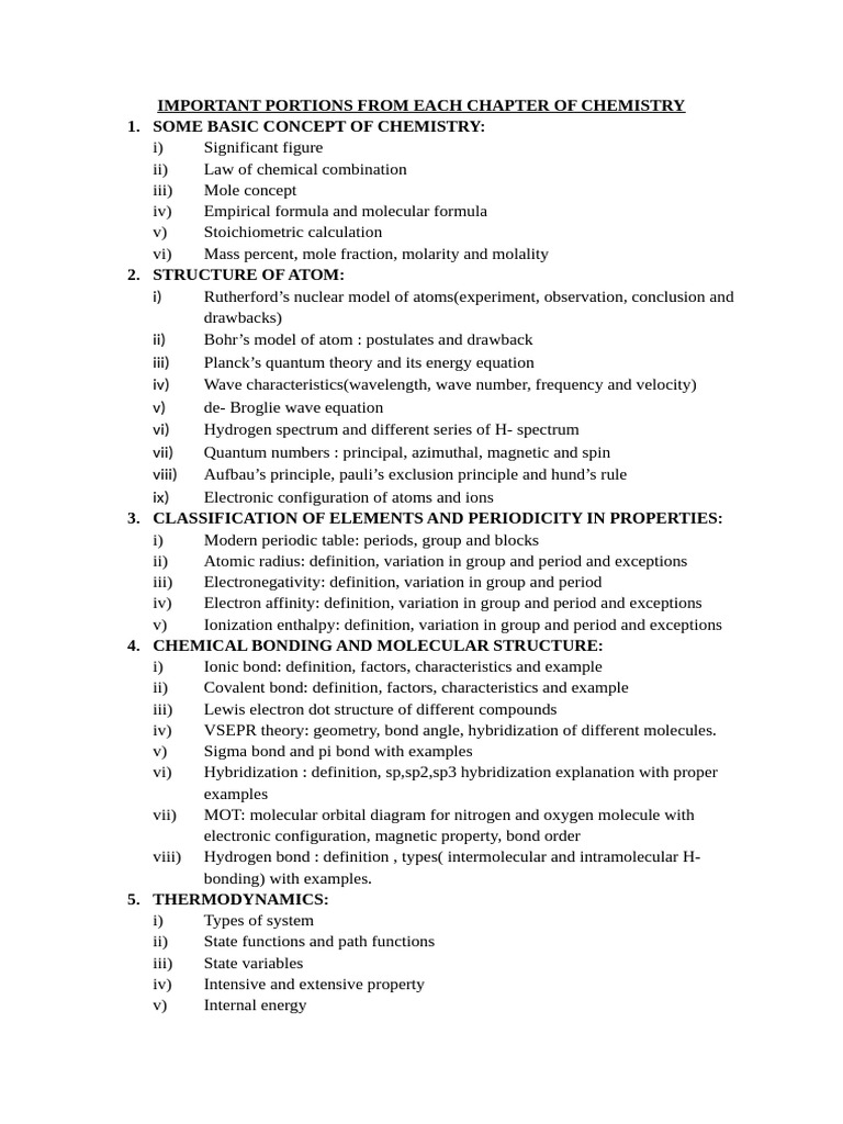 Key Chemistry Concepts Overview | PDF | Chemical Bond | Molecules
