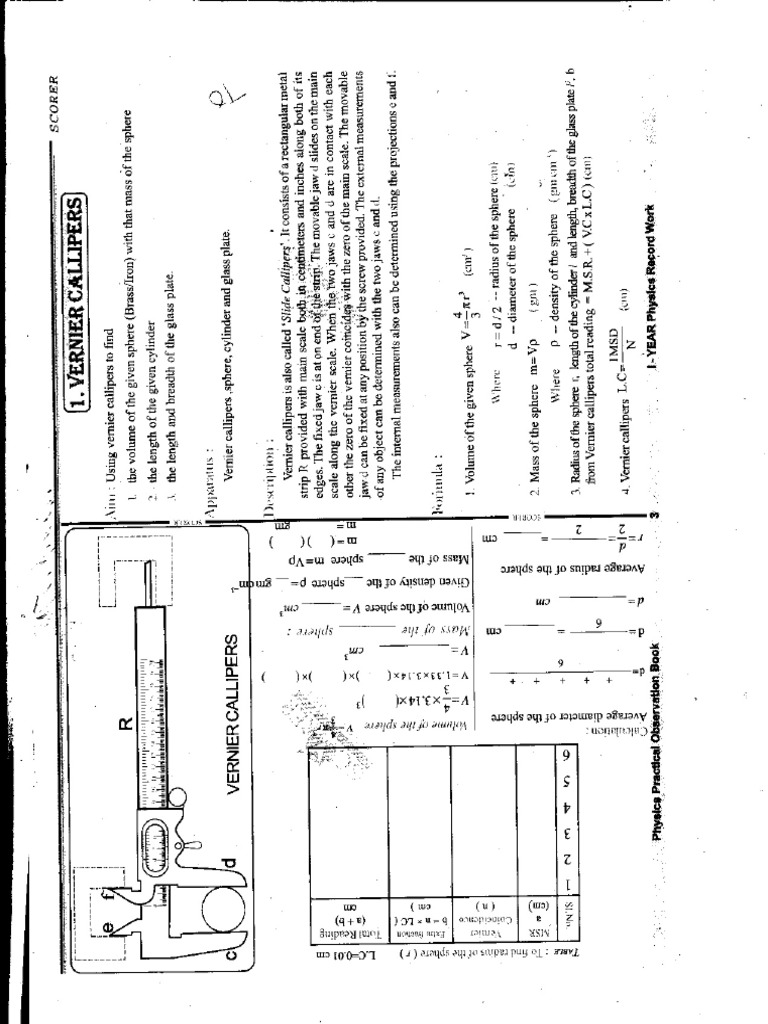 Physics Manual Micro | PDF