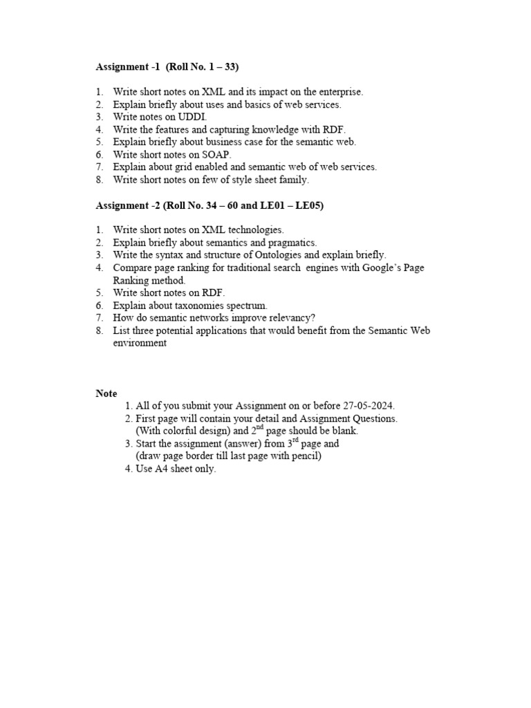 4-2 SW Assignment QP | PDF