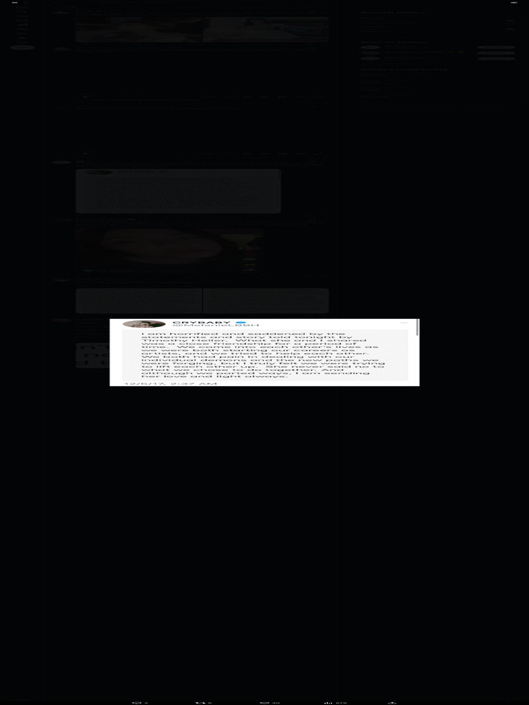 Timothy Heller's Statement on Controversy | PDF