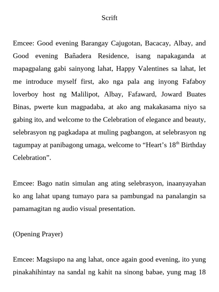 Program Scrift | PDF