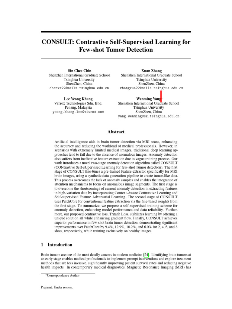 Consult Contrastive Self Supervised Learning For Pdf Magnetic Resonance Imaging Image