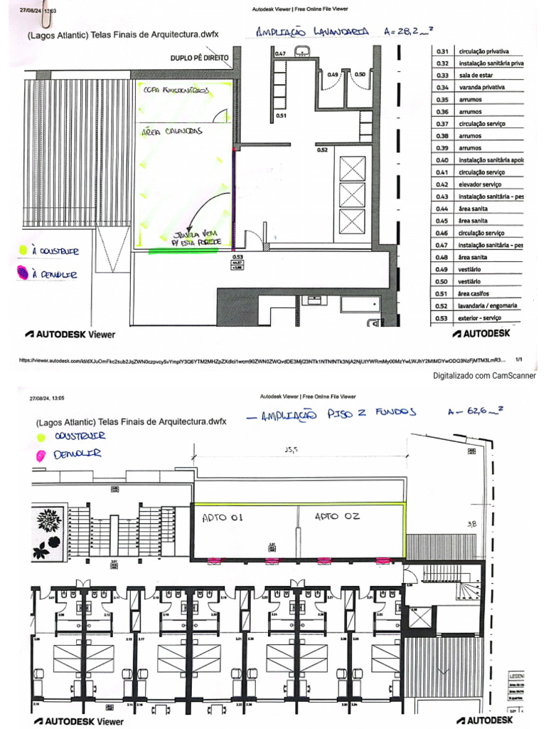 Alterações Projeto ARQ | PDF