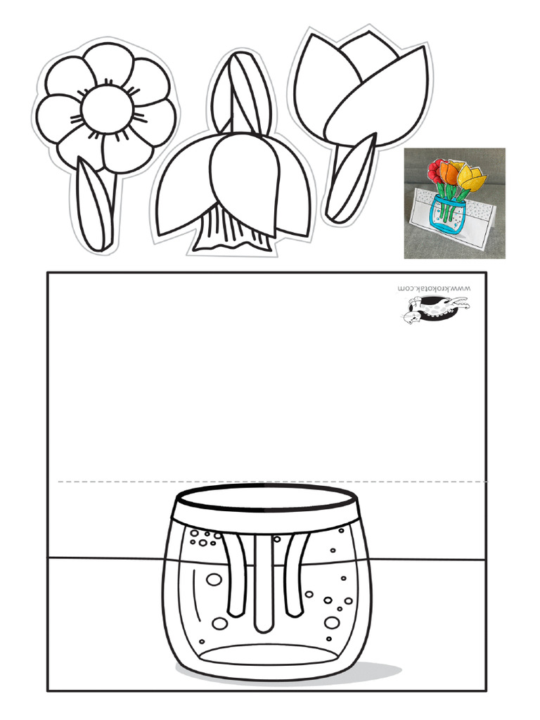 Card Cu Flori 3d | PDF