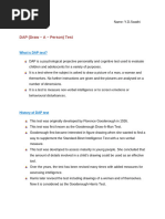 Draw-A-Person Test Overview and Insights | PDF | Psychological Concepts ...