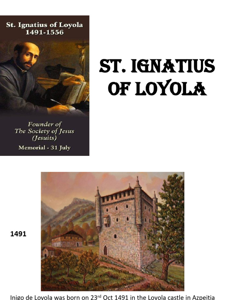 St. Ignatius of Loyola | PDF | Ignatius Of Loyola | Catholic Church