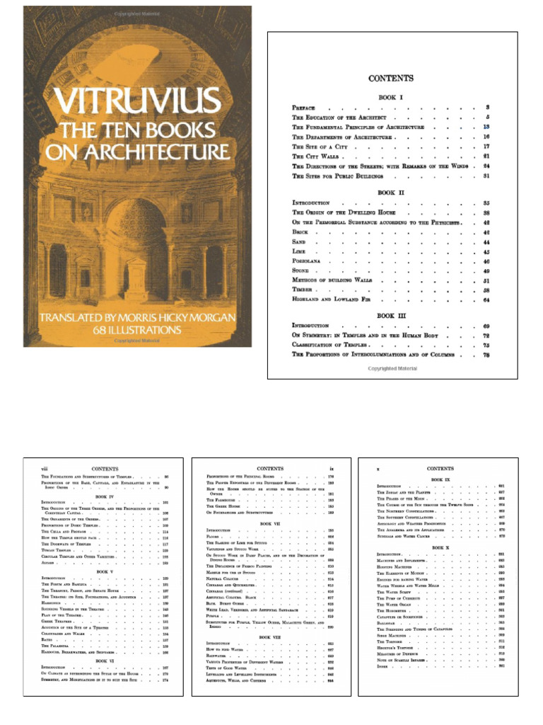 Vitruvius Excerpt (Mallgrave 2006) - HSKim | PDF | Augustus
