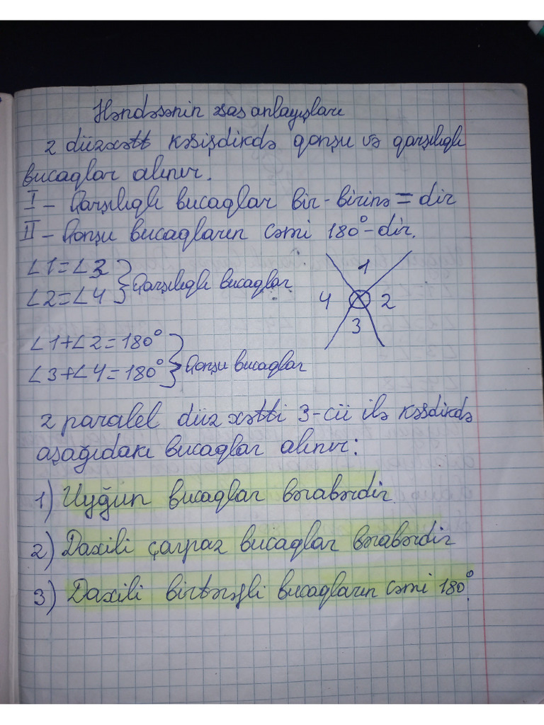 Riyaziyyat HƏNDƏSƏ Qaydalar | PDF