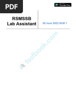 Lab Assistant PYQ | PDF