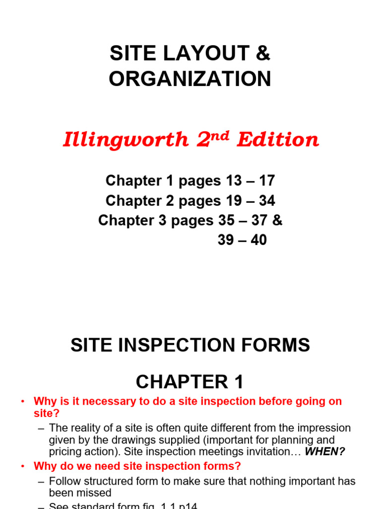 Site Inspection and Layout Guidelines | PDF | Sinkhole | Highway