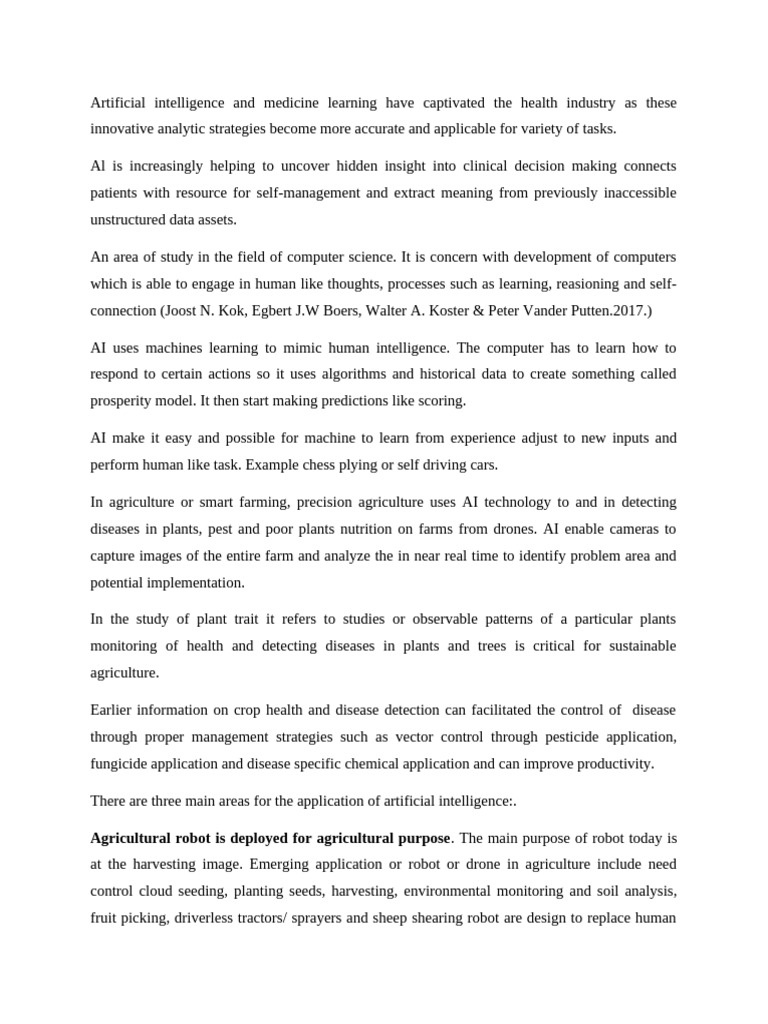 Artificial Intelligence Course Work Pdf Artificial Intelligence