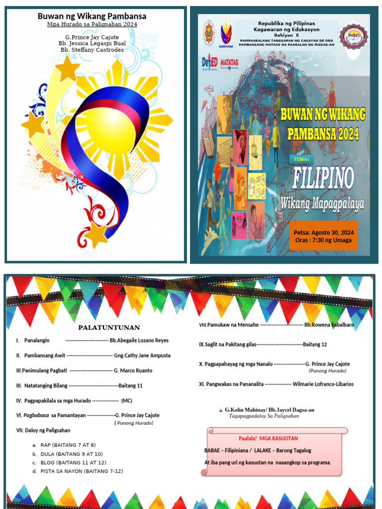 Buwan NG Wika Program | PDF