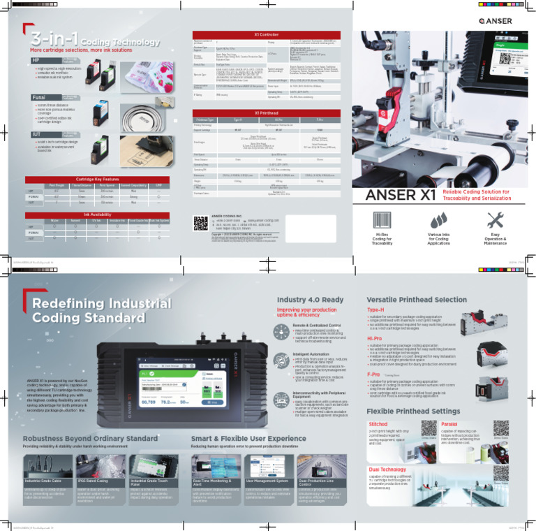 Anser x1 - 6p Flyer Print Out PDF | PDF | Printer (Computing) | Computer Engineering