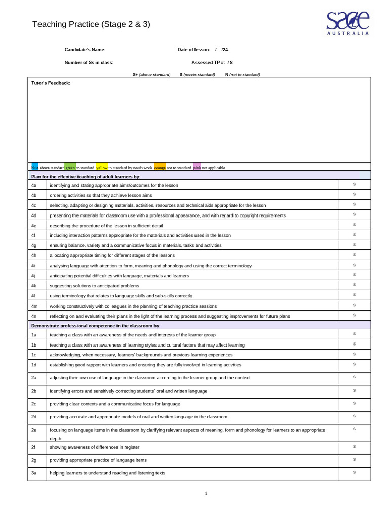 Lesson Plan Stege 2 3 TP 3 - 8 | PDF | Learning | Lesson Plan