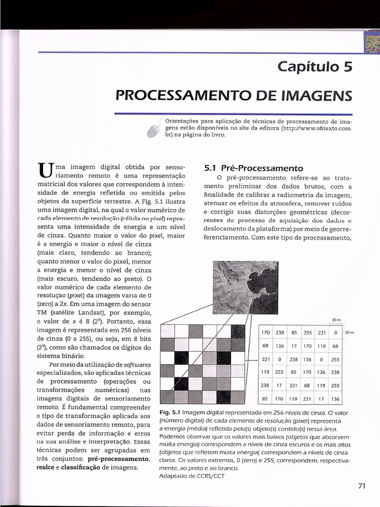 Cap.5 - Processamento de Imagens (FLORENZANO) | PDF
