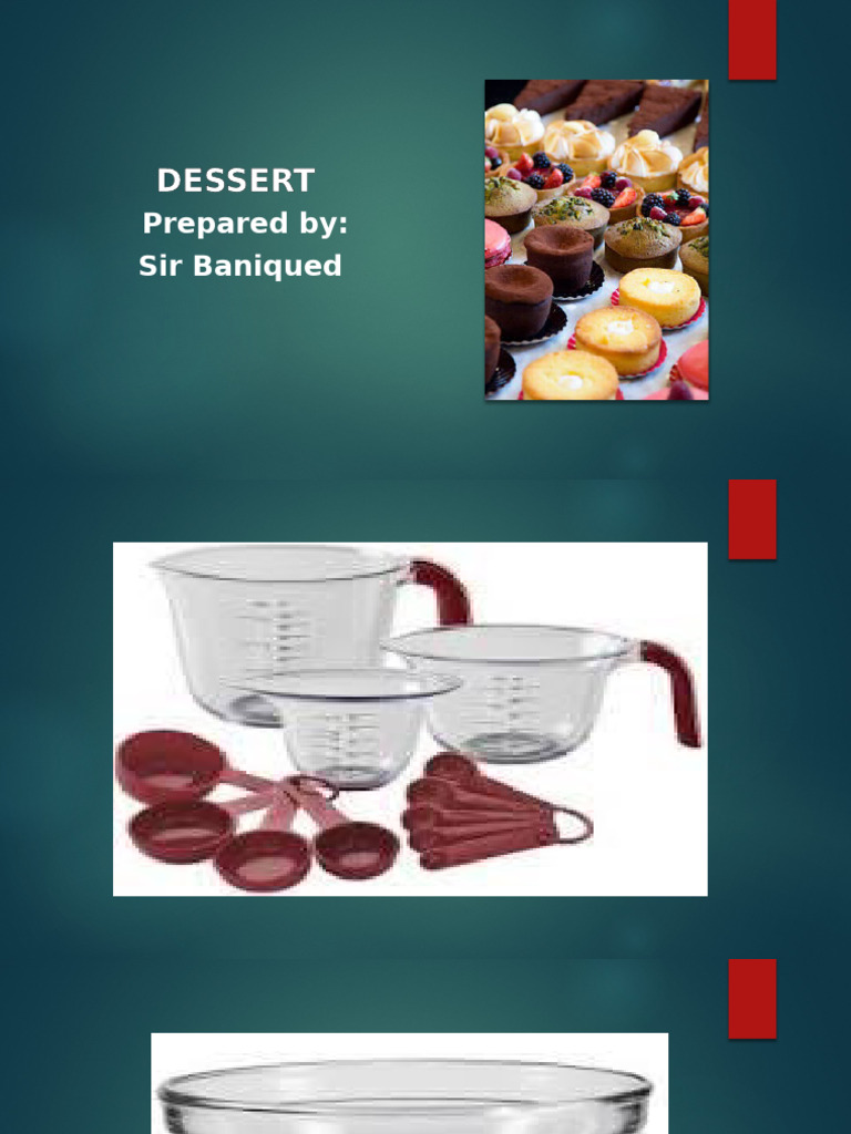 Assessment - Dessert | PDF
