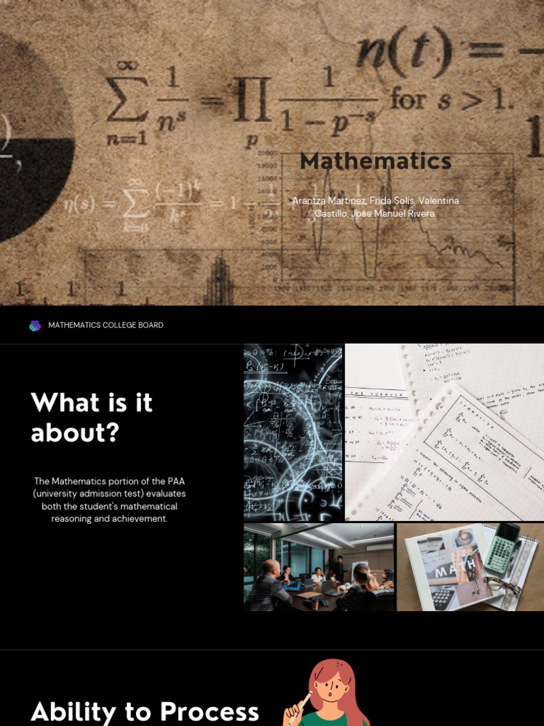 Mathematics College Board | PDF