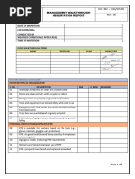 Safety Observation Report | PDF