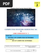 CSS NC II Core 2 Set-Up Computer Networks Updated | PDF | Coaxial Cable ...