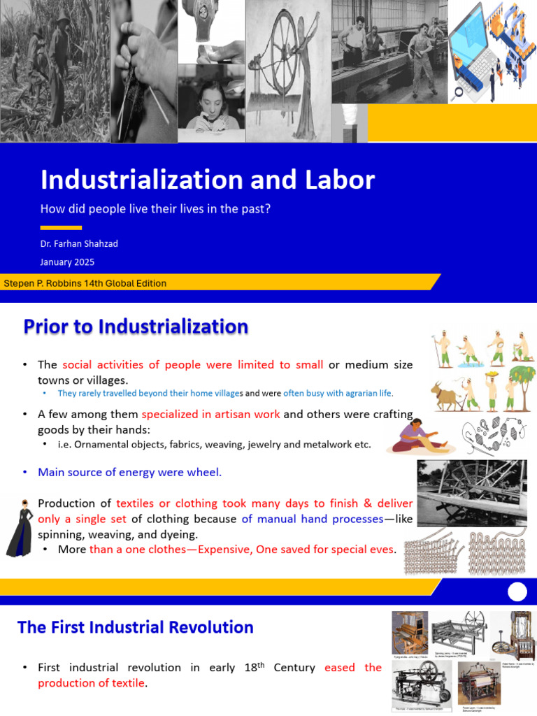 Industrialization's Impact on Labor History | PDF | Industrial ...