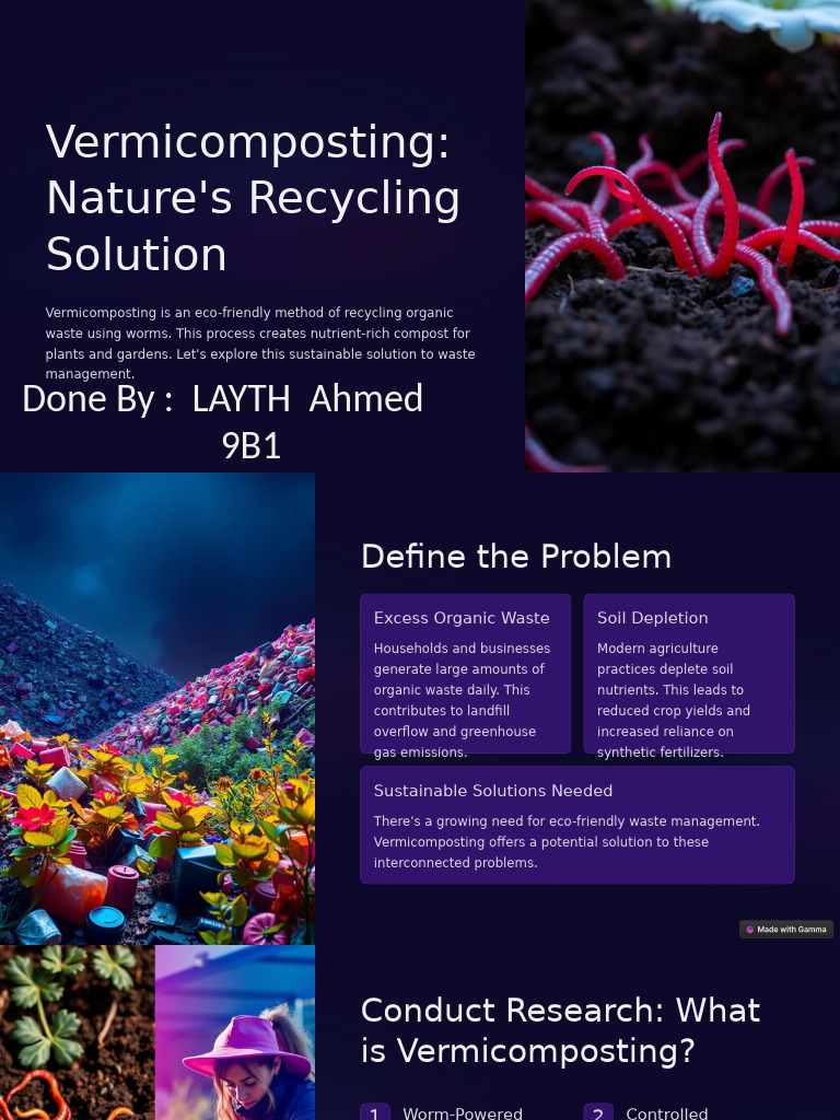 Vermicomposting Natures Recycling Solution | PDF | Compost | Earth Sciences