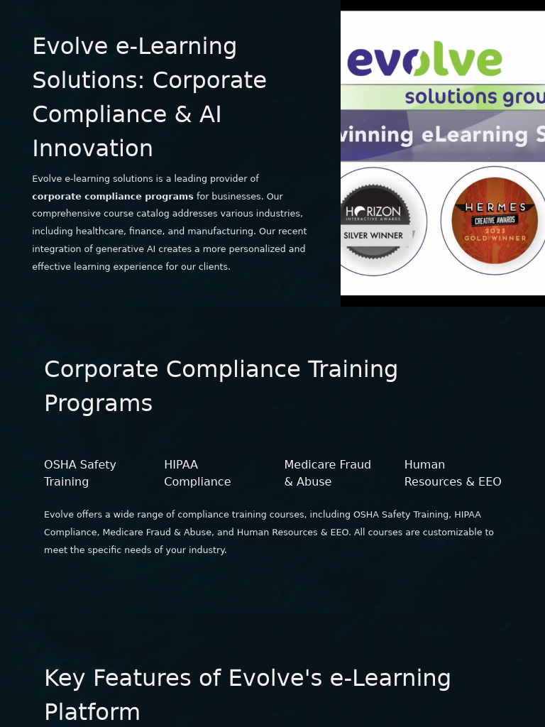 Corporate Compliance & AI Training | PDF