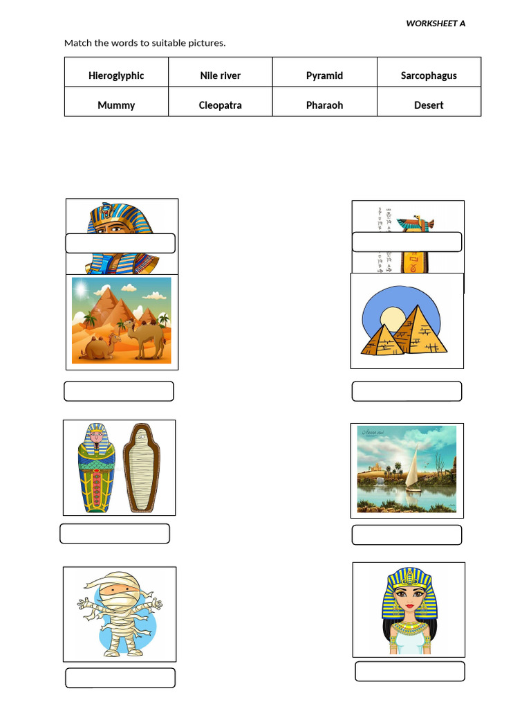 Observation Worksheet - Ancient Egypt | PDF